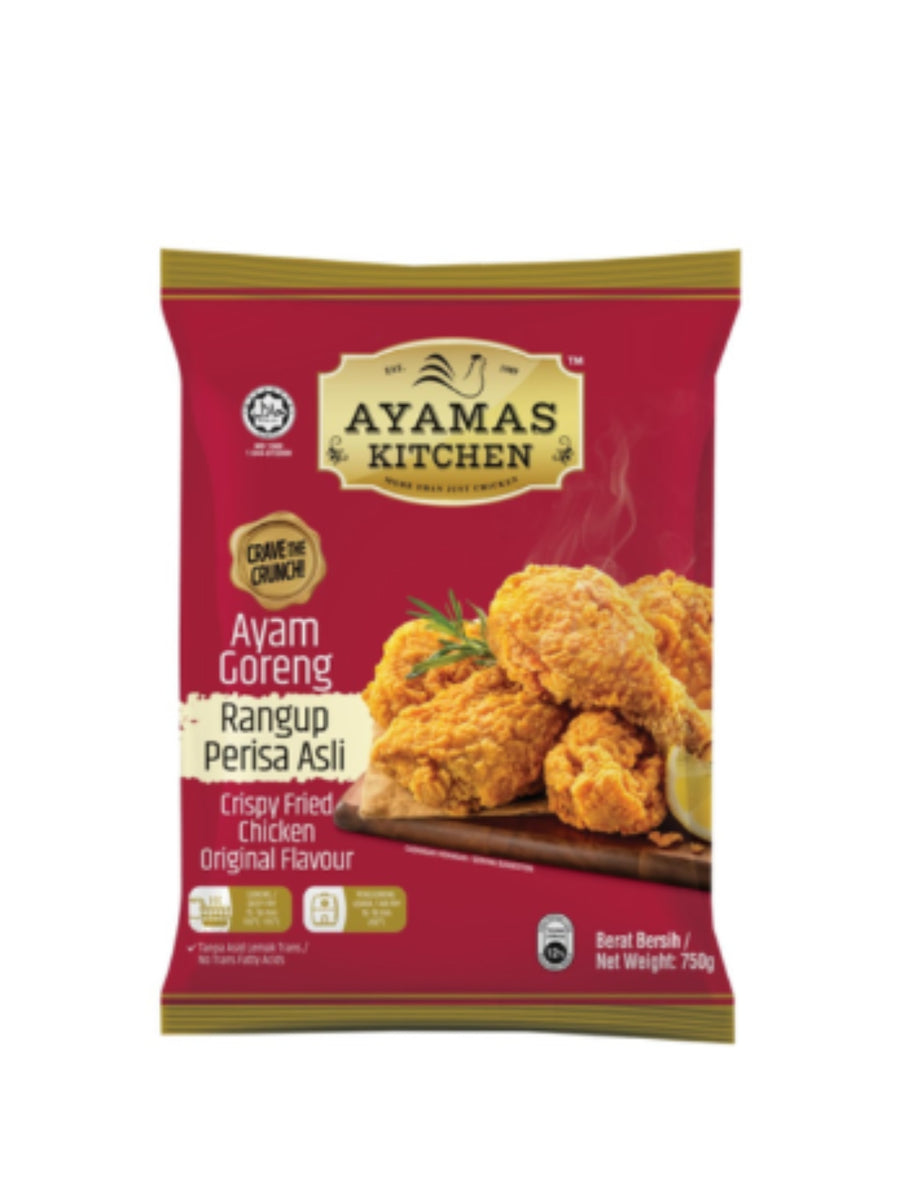 AYAMAS KITCHEN CRISPY FRIED CHICKEN ORIGINAL 750G – Village Grocer ...