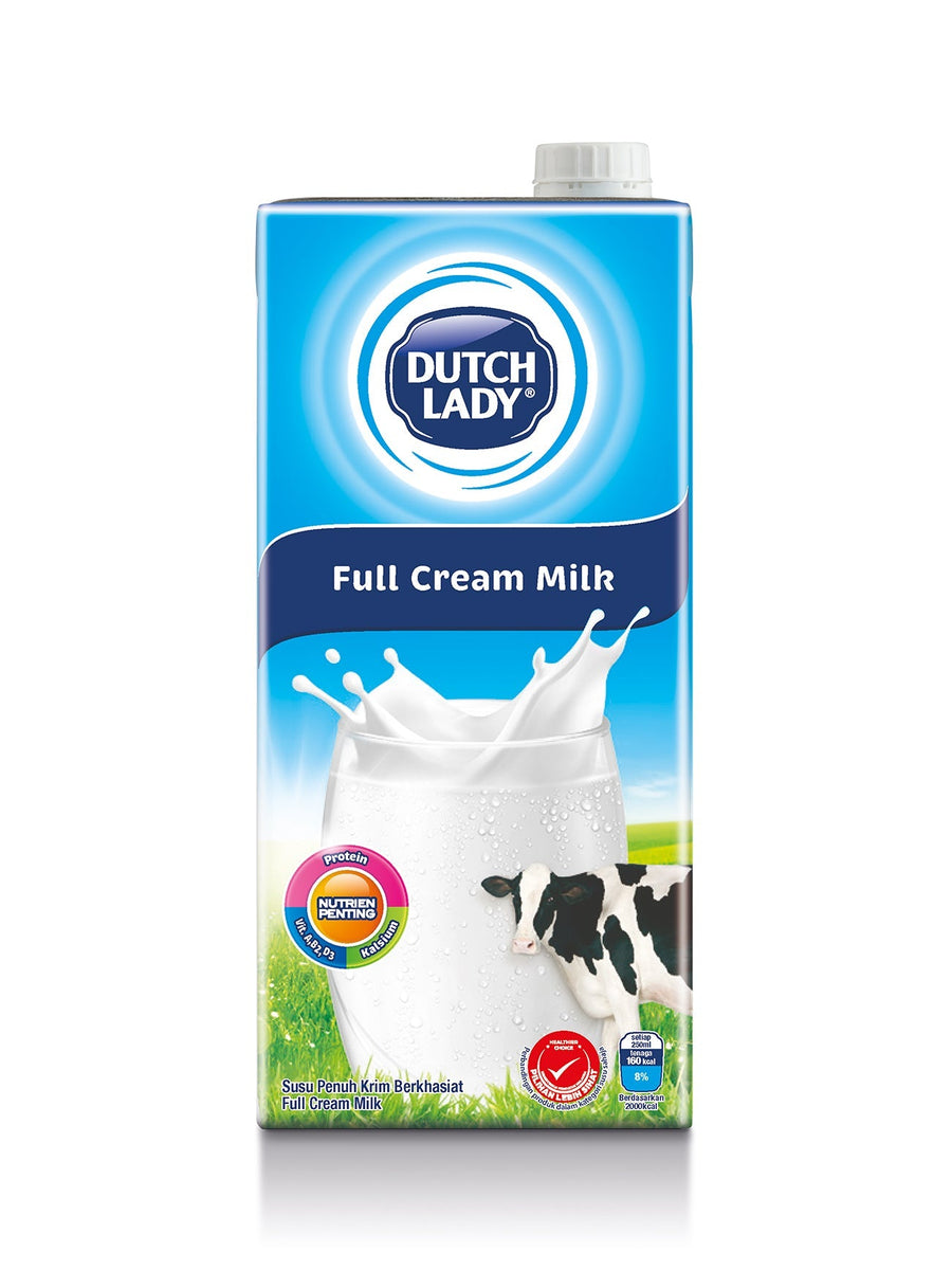 DUTCH LADY UHT FULL CREAM 1L – Village Grocer - EkoCheras